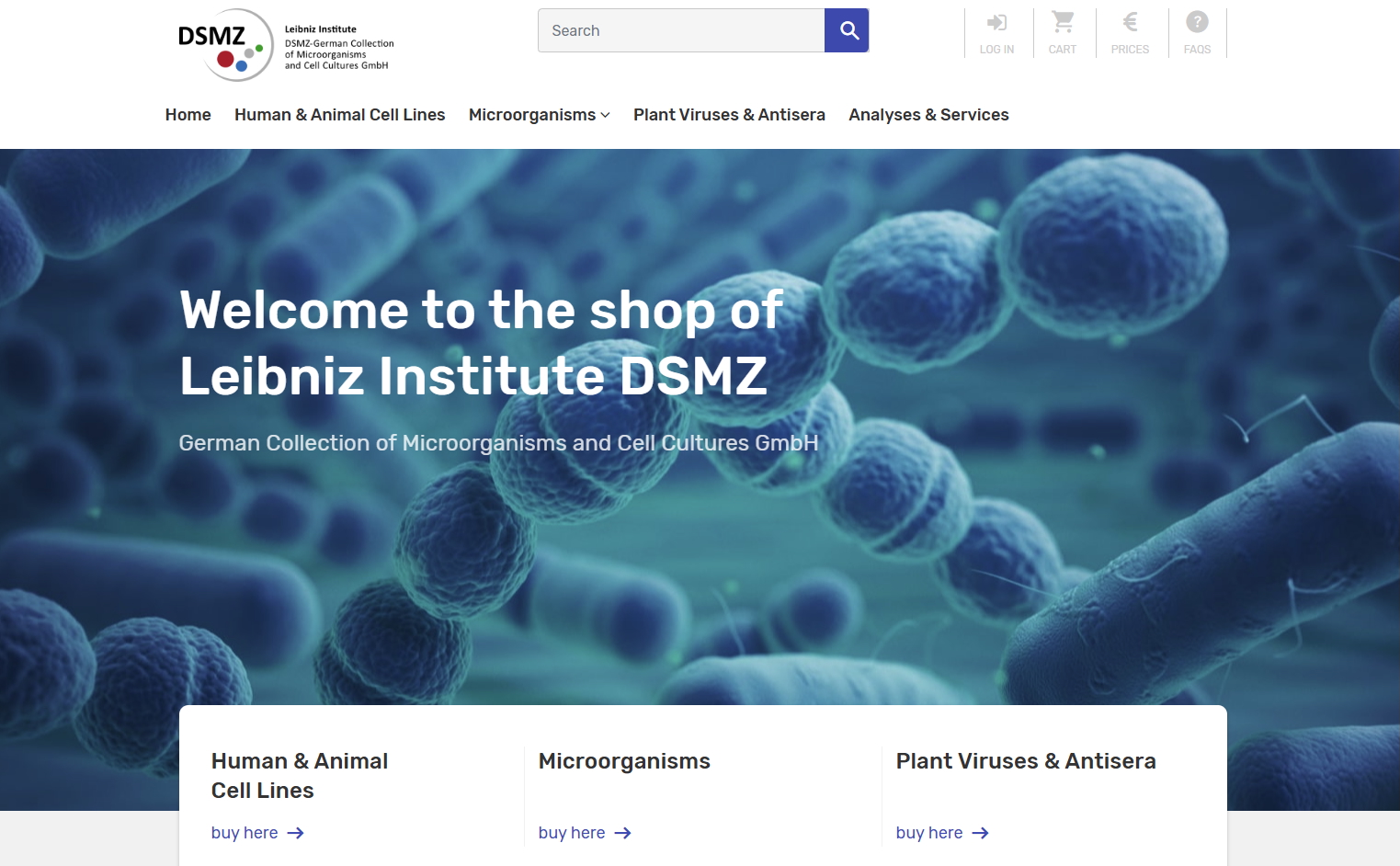 Relaunch des DSMZ-Online-Shops erfolgreich: Mikroorganismen und ...